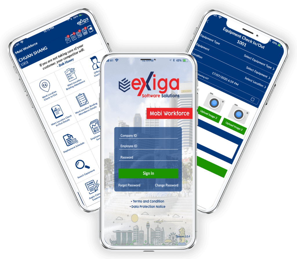 GPS Mobile Time Attendance | Free Payroll | 1SGD Per Month