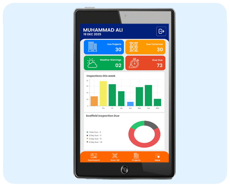 Scaffold Safety Inspection System - Exiga Software Solutions Pte Ltd