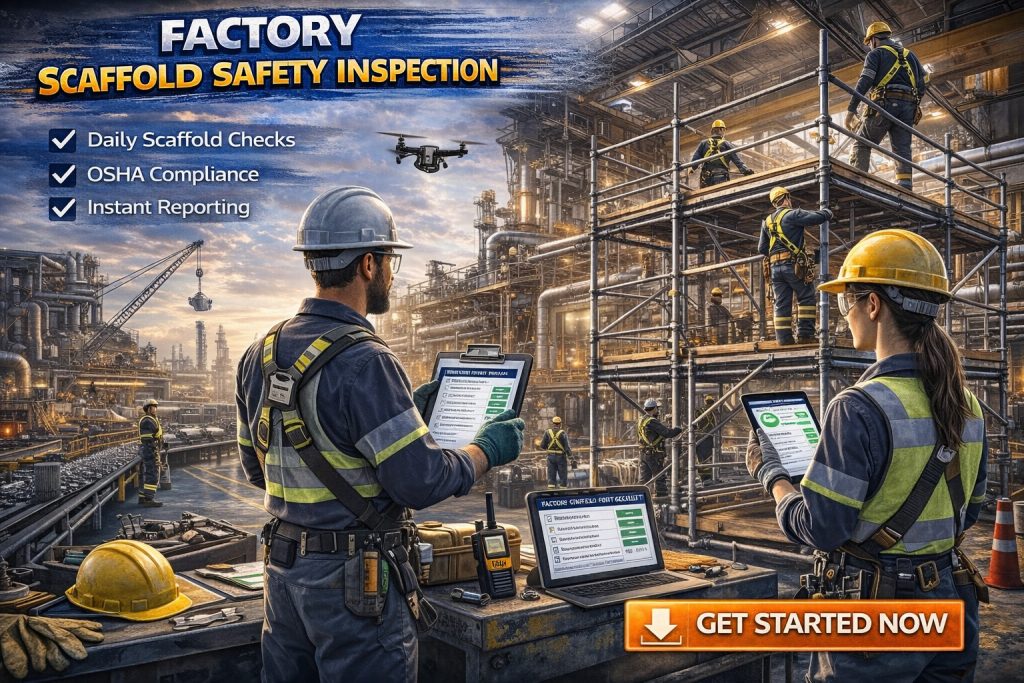 Factory Scaffold Safety Inspection - Exiga Software Solutions Pte Ltd